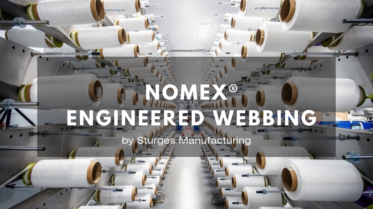 Nomex® Engineered Webbing by Sturges Manufacturing - YouTube