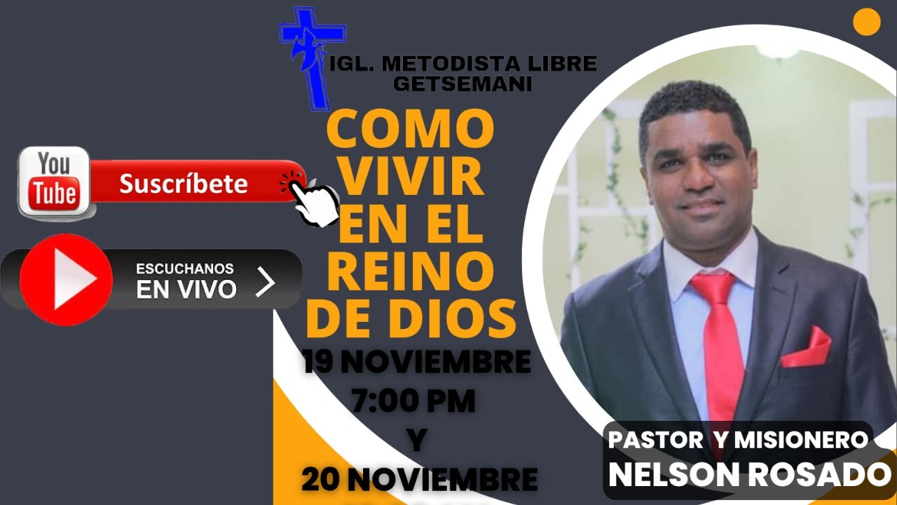 Pastor Nelson Rosado (como vivir en el reino de Dios). estamos en vivo ...