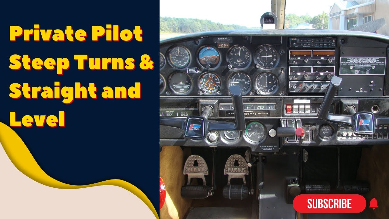 Private Pilot Steep Turns & Straight and Level - YouTube