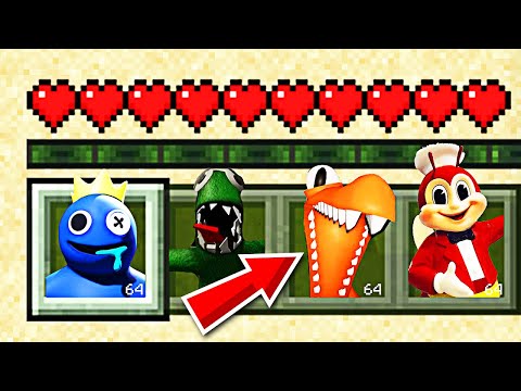 MOD INTERZIS în MINECRAFT: Prietenii Curcubeu + Slendytubbies !