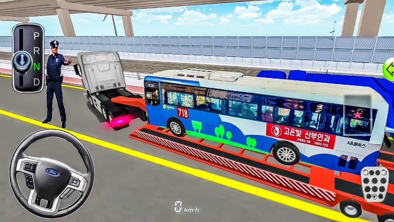 A New Star Bus 🚌 in the transport van-3D gaming drive class 3D # ...