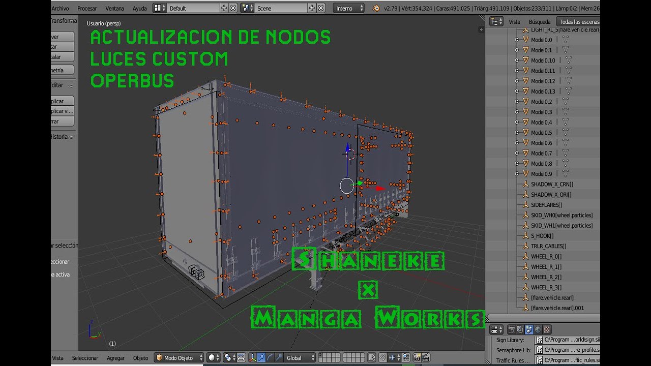 Nodos de Luces Operbus Shaneke Actualizados owo | Mods ATS - YouTube