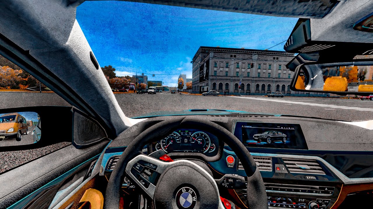 City Car Driving - BMW M5 F90 Competition 2020 [Steering wheel gameplay ...