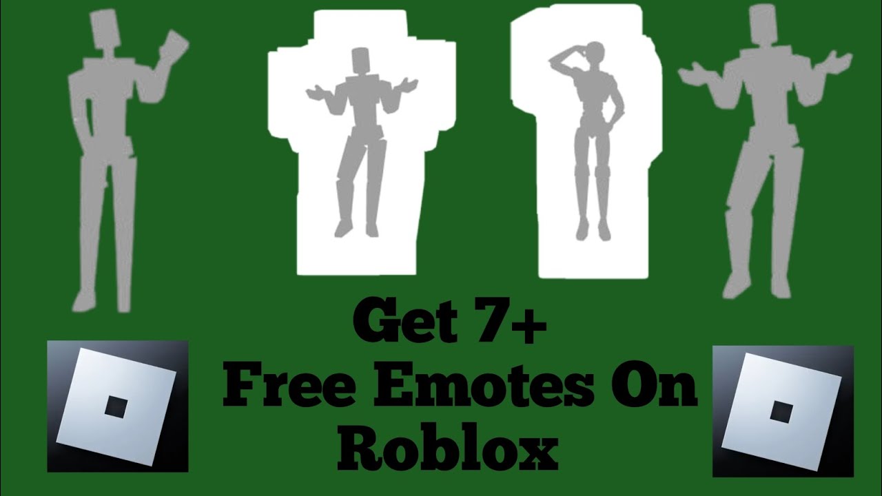 Get 7+ Free Emotes On Roblox . Free Items In Roblox (2025) - YouTube