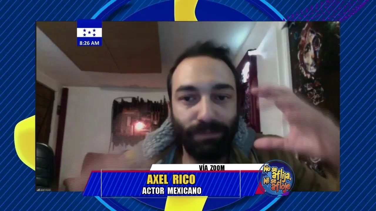 TELEPROGRESO -AXEL RICO, ACTOR MEXICANO EN NSANSA - YouTube
