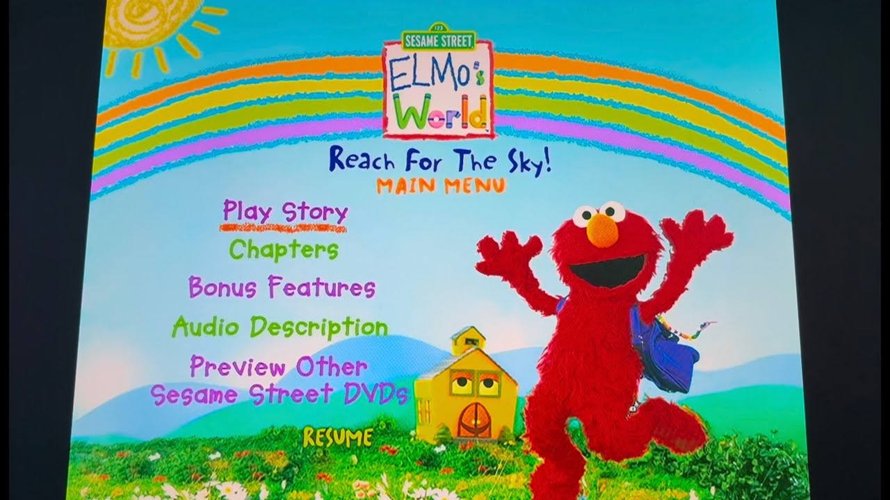 Elmo’s World REACH FOR THE SKY DVD Menu Walkthrough. - YouTube