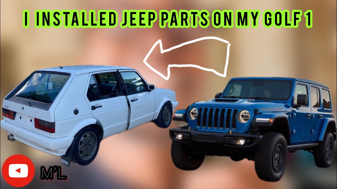 I BOUGHT JEEP LIGHTS FOR MY GOLF 1 VELOCITY. Part 2 - YouTube