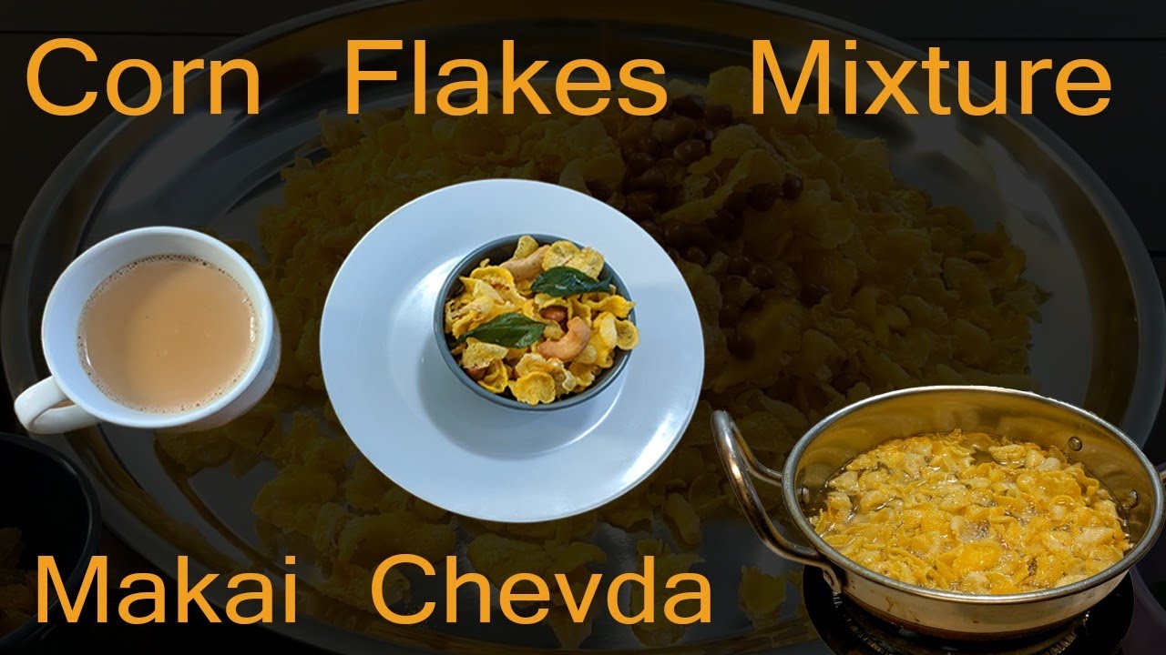 10 minutes Tops Evening Snack | Spicy Puffed Corn Flakes | No Voiceover ...