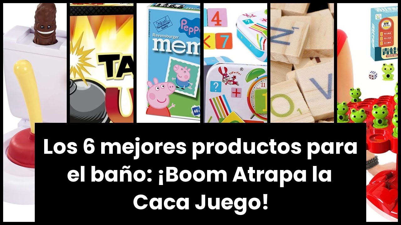 【Baño boom atrapa la caca juego】Los 6 mejores productos para el baño ...