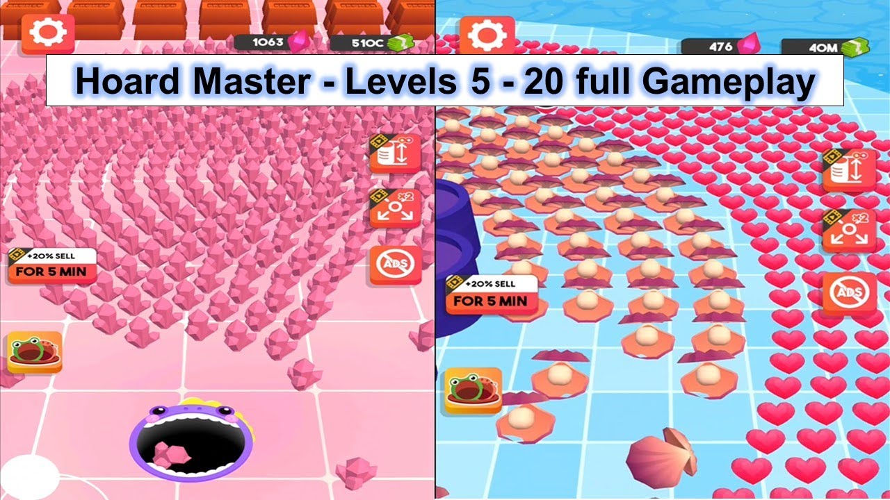 Hoard Master - Levels 5 - 20 full Gameplay (iOS,Android) | Game Hay - YouTube