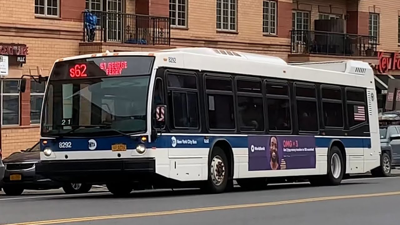 S62 bus announcements to St George Ferry (Vianova) - YouTube