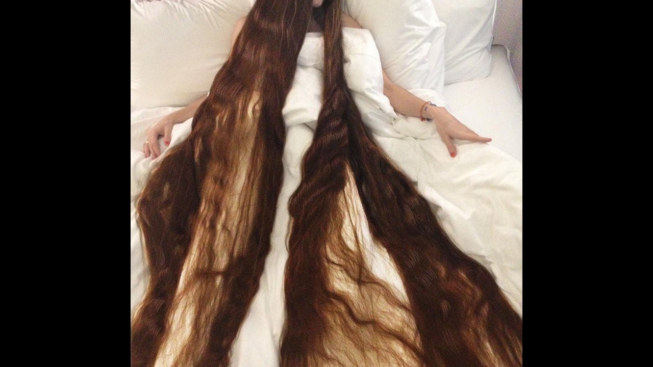 Rapunzel Di Dunia Nyata! Wanita Dengan Rambut Panjang Yang Indah - YouTube