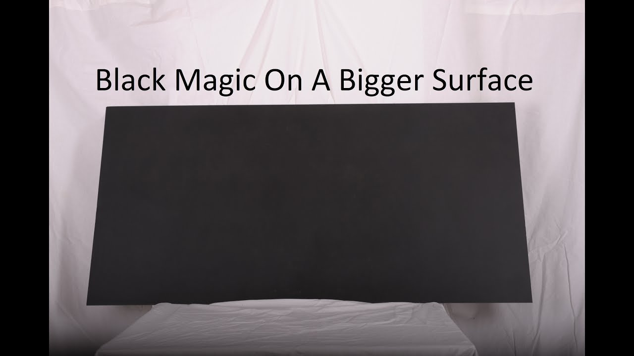 Black Magic On A Bigger Surface - YouTube