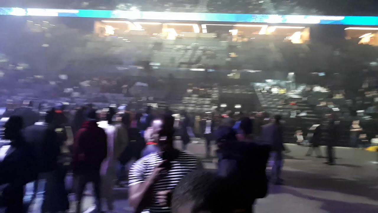 Bercy 2017: les spectateurs avant le début du concert - YouTube