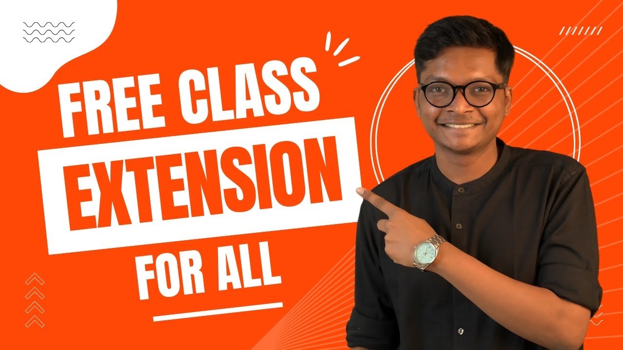 FREE CLASS EXTENTION FOR ALL - CA MAY 25 EXAMS - YouTube