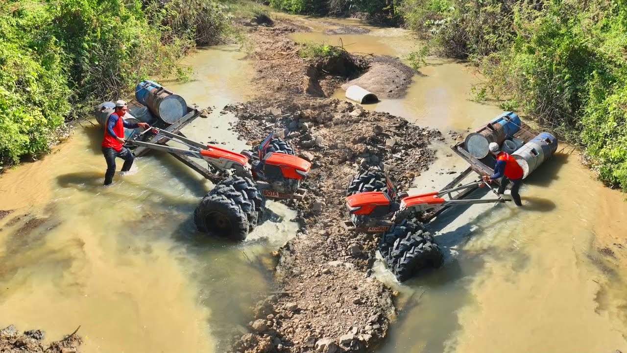 Expert driver Tractor KUBOT ZT 155 DI , Mighty Technology Farmer tactor khmer - YouTube