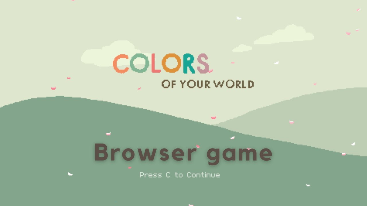 Playing 'COLORS of your world' (browser game) - FREE TO PLAY / website ...