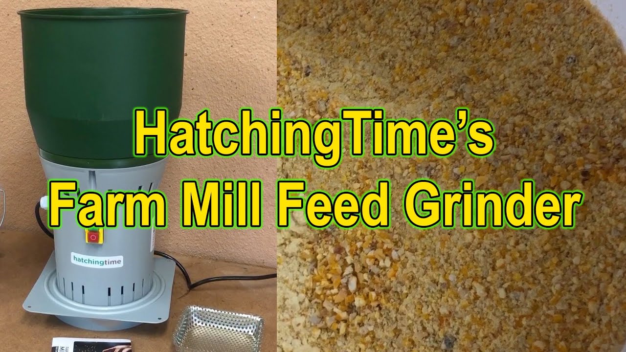 Hatchingtime's Farm Mill Feed Grinder - YouTube