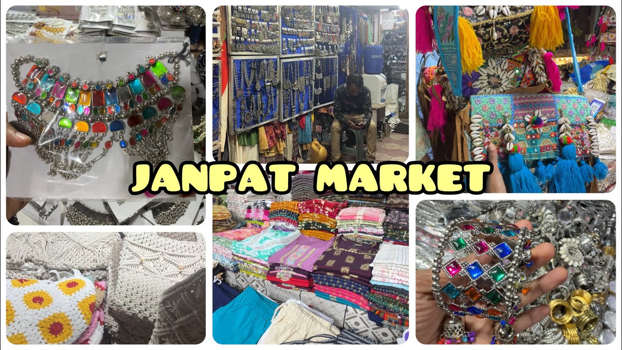 Janpat Market in Delhi🥼👚👠🥿#zumirasheed #janpathmarket - YouTube