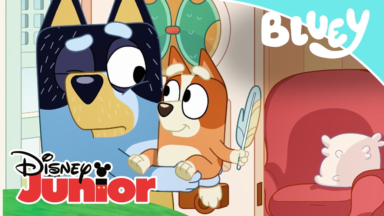 Bluey: La pluma mágica | Disney Junior Oficial - YouTube
