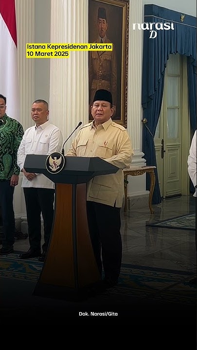 Presiden Prabowo Minta Aplikator Beri Bonus Hari Raya ke Ojol-Kurir Online | Narasi Daily - YouTube