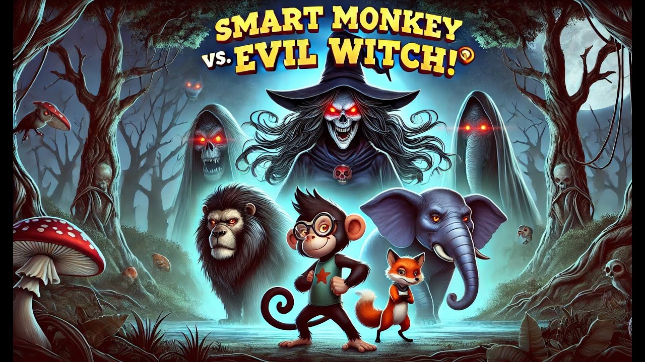 चतुर बंदर V/S दुष्ट चुड़ैल - Smart Monkey V/ S Wicked Witch - YouTube