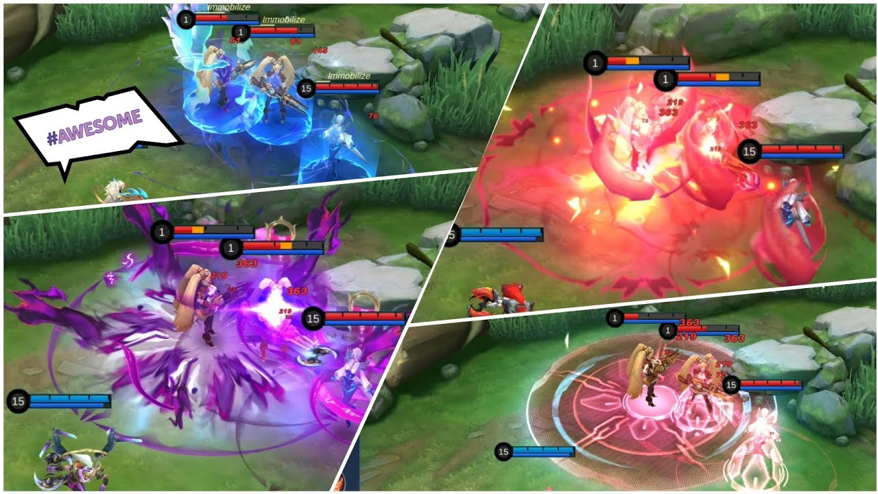 REVAMPED HANABI ALL SKINS SKILL EFFECT - YouTube