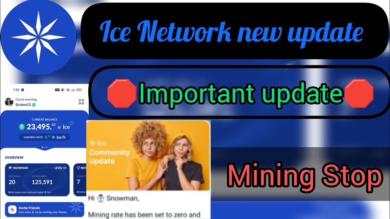 ice network mining Rate 0 😱😱 || Mining Rate disable|| 2nd Withdraw ...