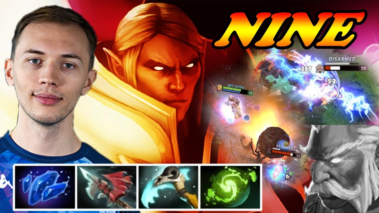 Nine Invoker close game Hurricane build vs Zeus Midas mid | Giveaway ...