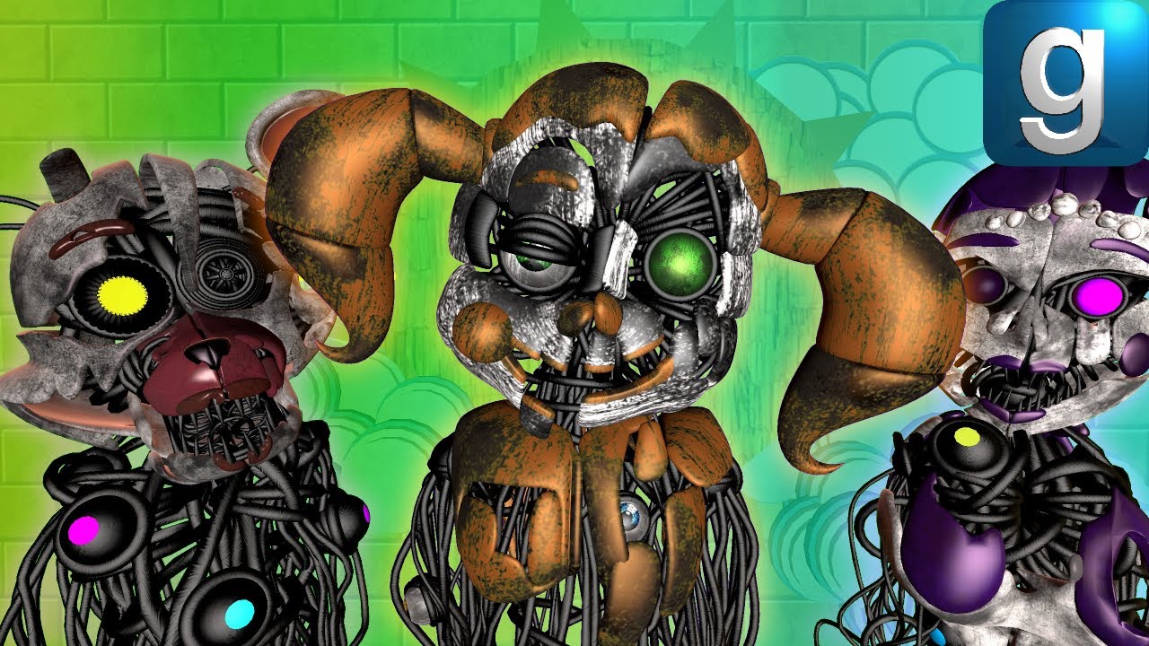 Gmod FNAF | Brand New FNAF Molten Funtime Animatronics! - YouTube