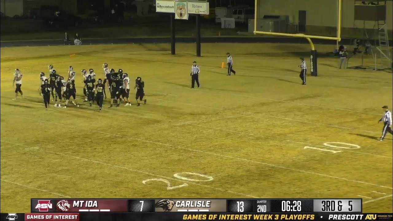ASN Game of the Week 2A State Semi-Finals: Mt. Ida @ Carlisle - YouTube