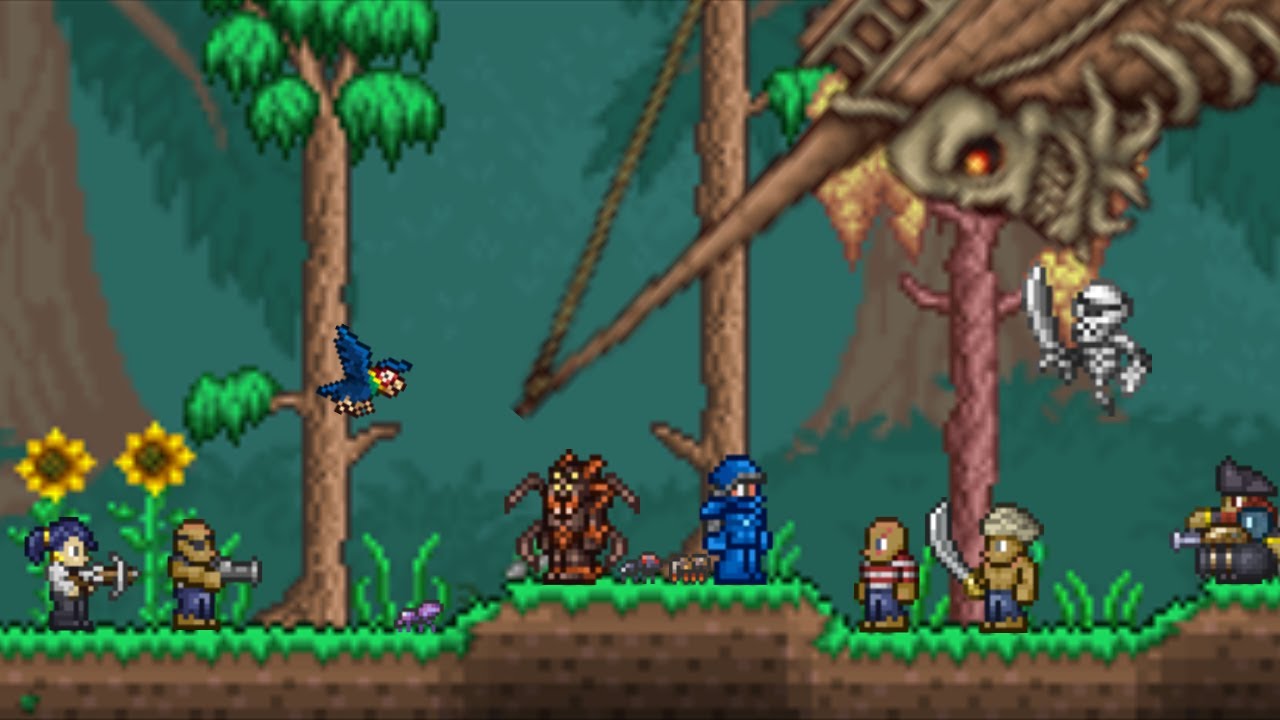 Terraria SMP SE1 EP17!: Pirate Invasion! - YouTube