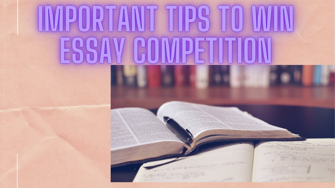 IMPORTANT TIPS FOR ESSAY COMPETITION📚 - YouTube