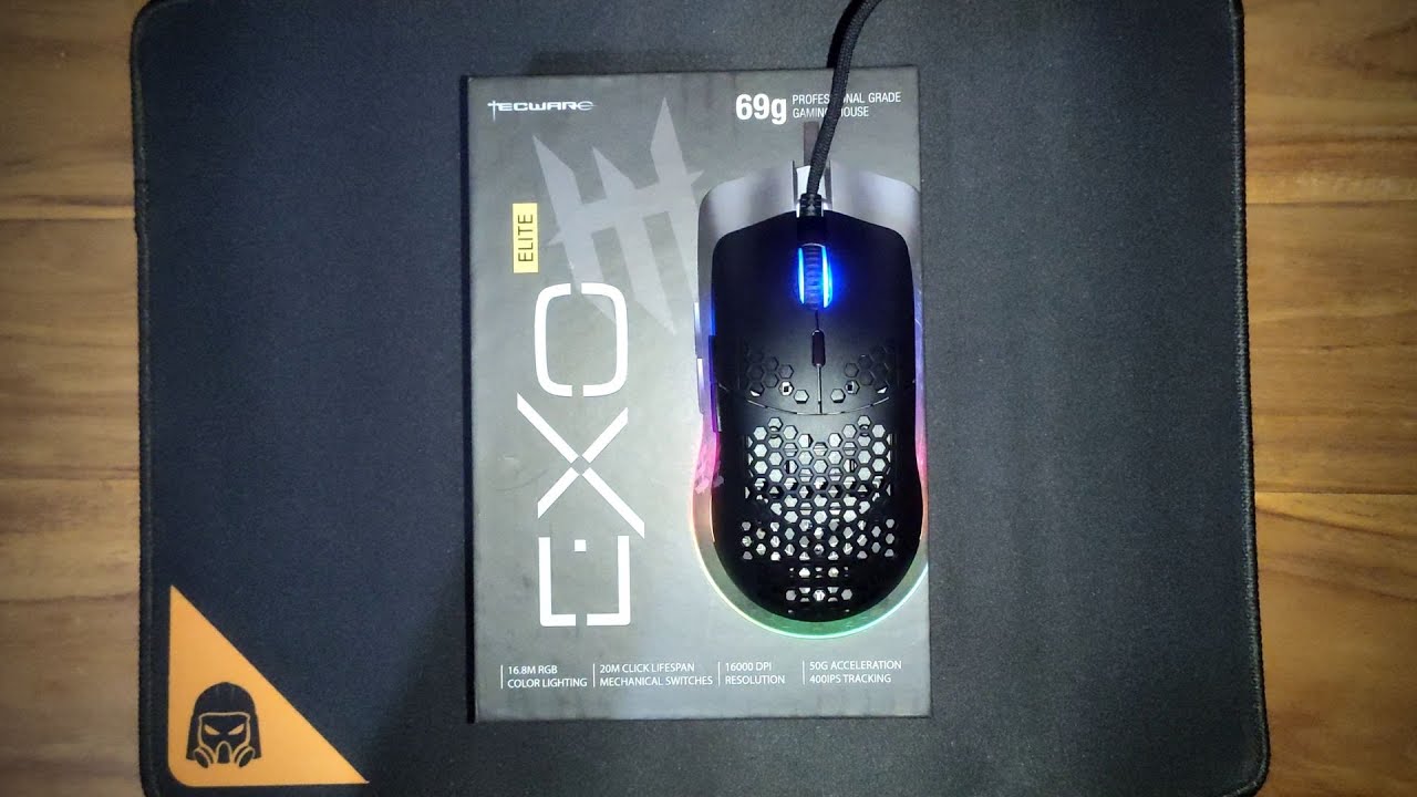 Unboxing Mouse Gaming Tecware Exo Elite (Indonesia) - YouTube