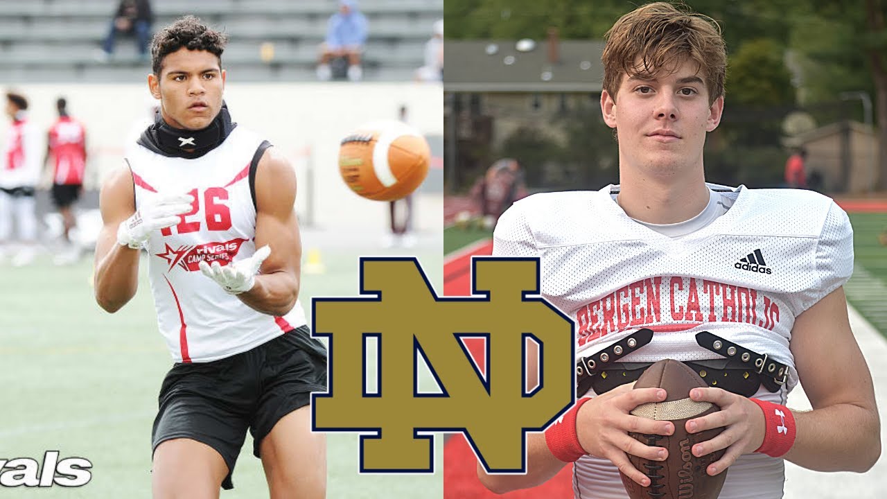 Notre Dame QB Commit Steve Angeli Breaks Down New Irish WR Pledges ...