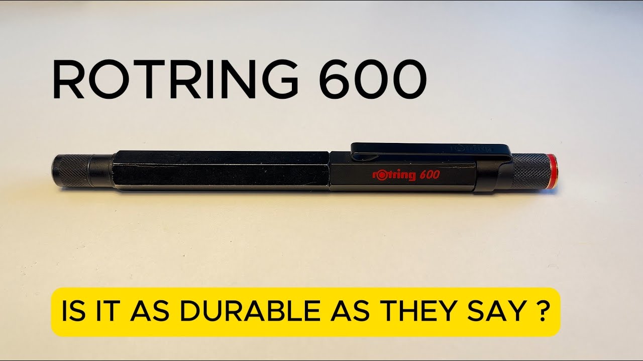 Rotring 600 Fountain Pen review 4K - YouTube