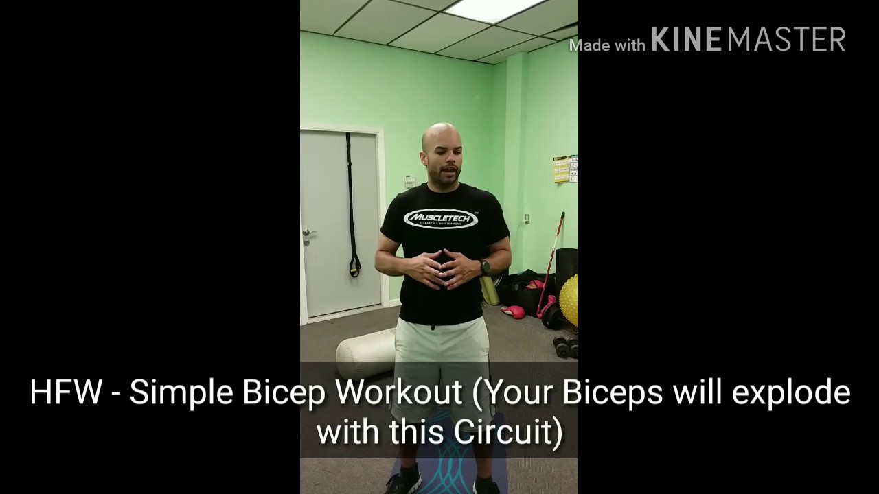 HFW - Simple Bicep Workout (Your Biceps will explode with this Circuit ...