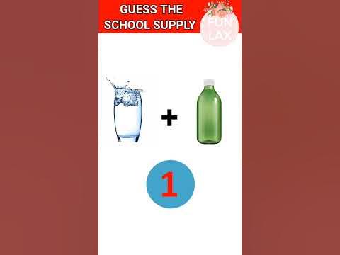 🎒 Can You Guess the SCHOOL SUPPLY From The Emojis? |SCHOOL SUPPLY QUIZ ...