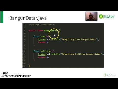 Konsep Pemrograman Berorientasi Objek Lanjutan (Inheritance) - YouTube