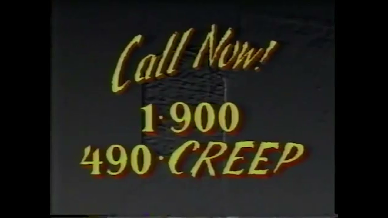 Creep Phone 1-900 Horror Phone Number Ad (1988) - YouTube