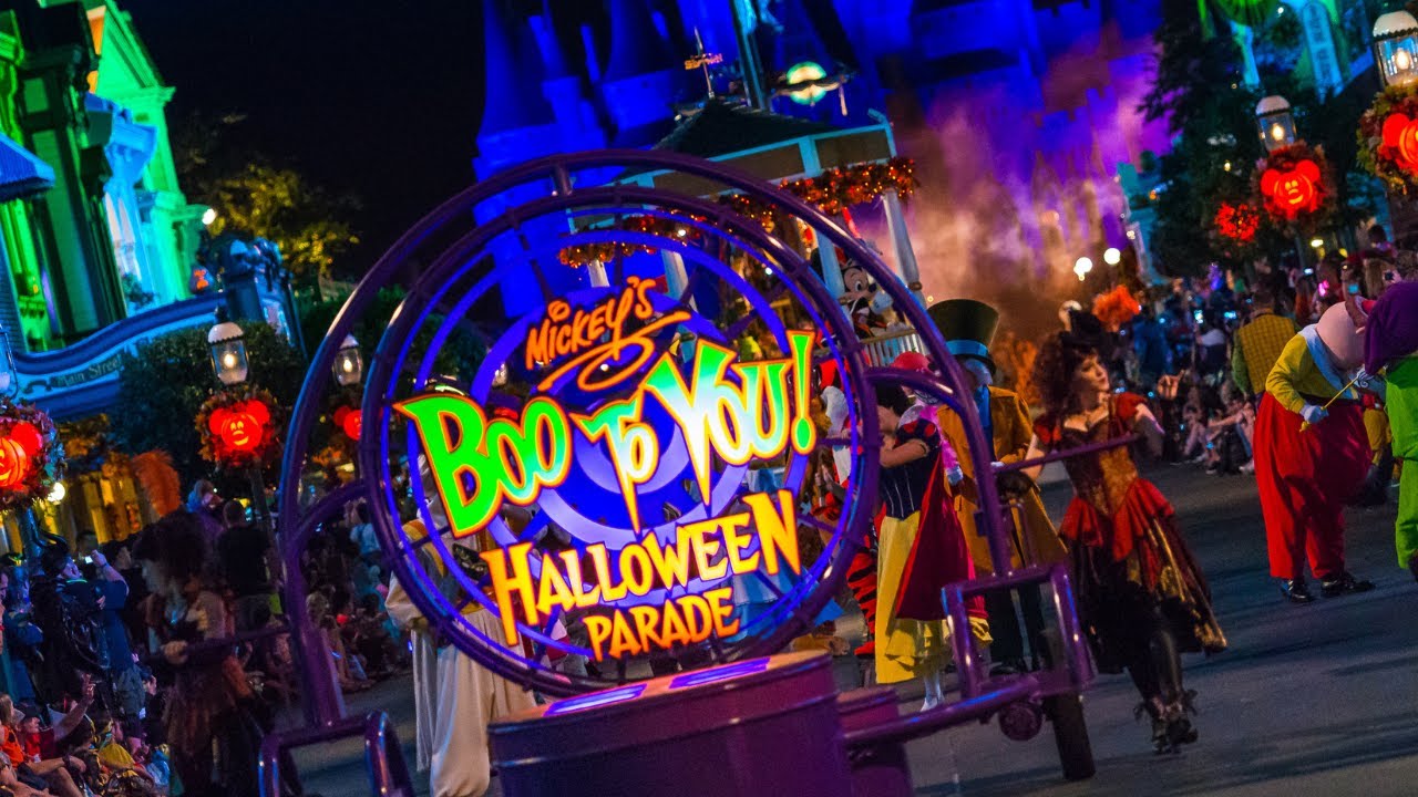 Full Mickey's Not So Scary Halloween Boo To You Parade - YouTube