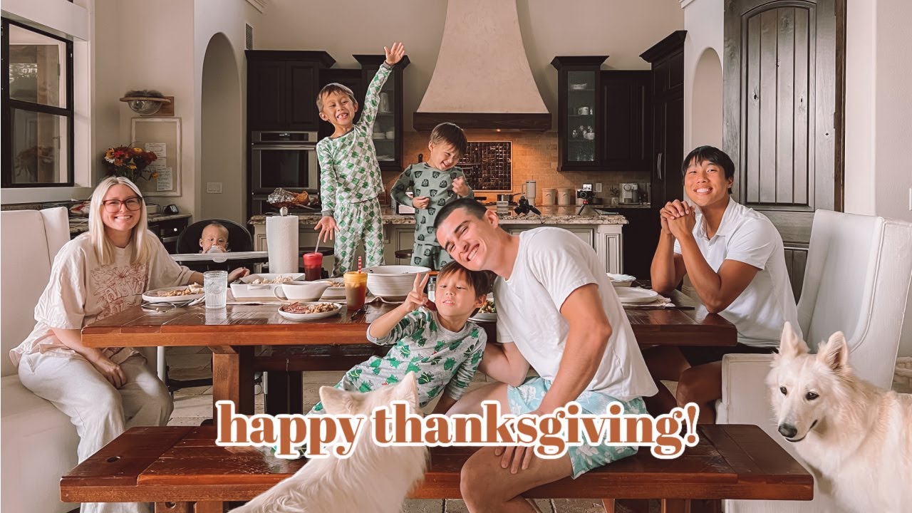 thanksgiving day with our family! - YouTube