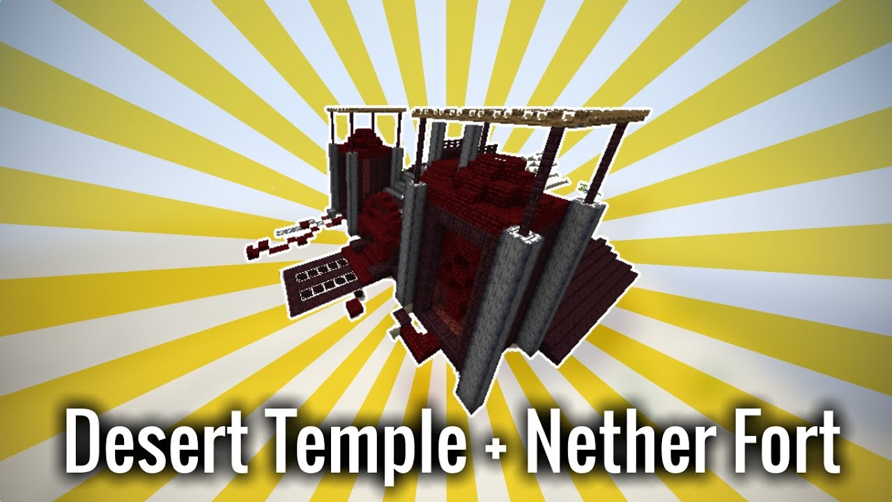 Minecraft Random Redesign - Desert Temple + Nether Fort (Episode 1 ...