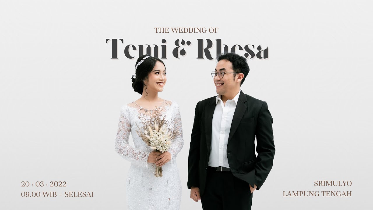 Live - Akad Nikah Rhesa Utomo & Temi Chintia - YouTube