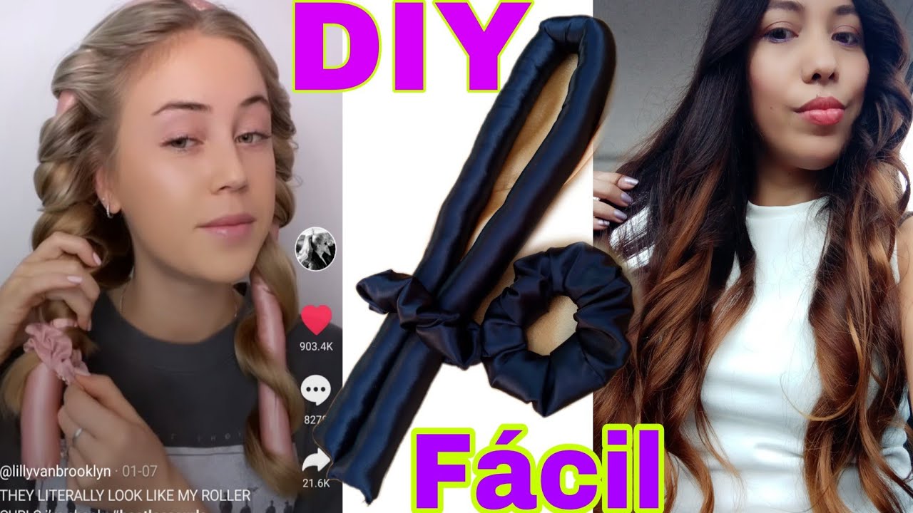 como hacer un rizador de seda, rizador para no quemarte el pelo , Diy ...