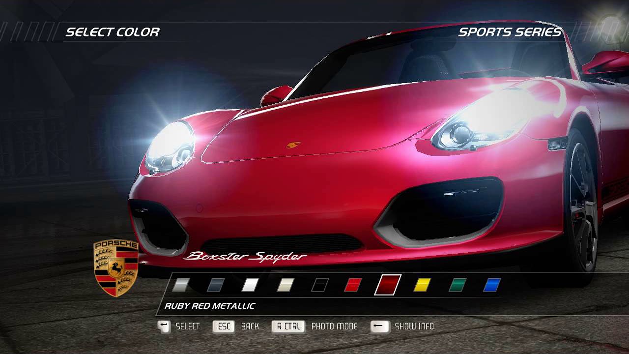 PORSCHE Boxter Spyder NFS Hot Pursuit - YouTube