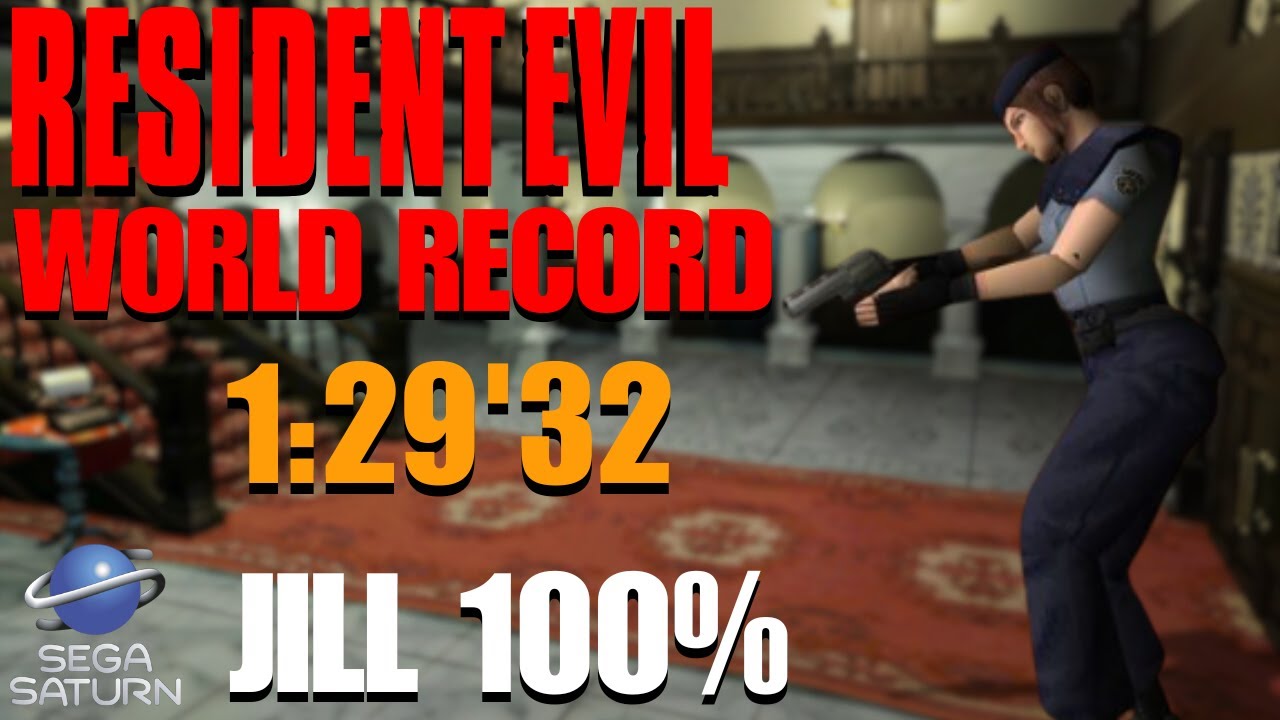 RESIDENT EVIL (1996) || Jill Valentine World Record SPEEDRUN 100% - 1: ...