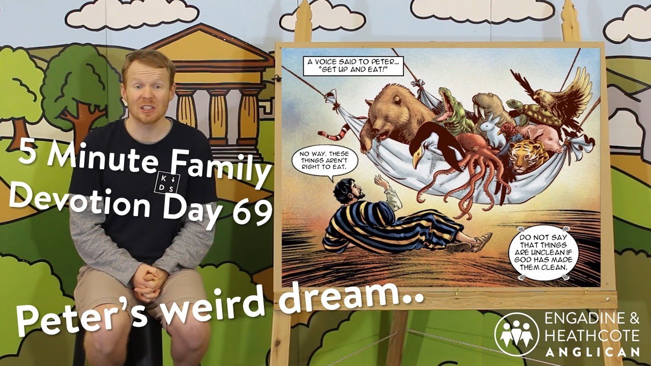5 Minute Family Devotion - Day 69 - Peter and Cornelius - YouTube