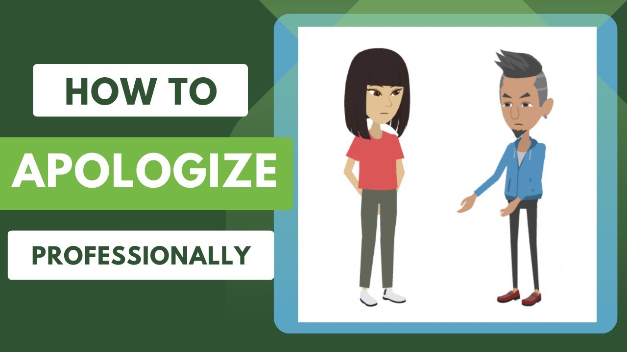 How to Make a Professional Apology - YouTube