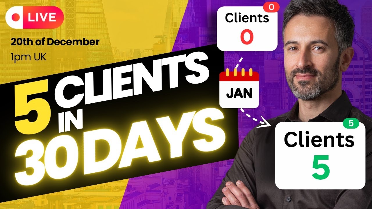 How to Get 5 Clients in January 2025 | LIVE Training 🎯 - YouTube